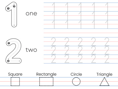 A printables basic tracing pad | Upwork