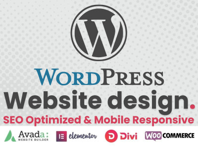 A modern and mobile friendly WordPress website design SEO Optimized | Upwork