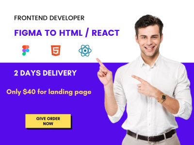 Figma to HTML / React Pixel-Perfect & Responsive Designs | Upwork