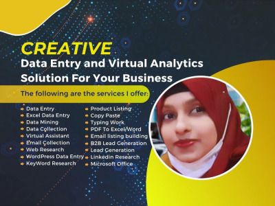 Expert virtual assistant for Data Entry Operator | Upwork