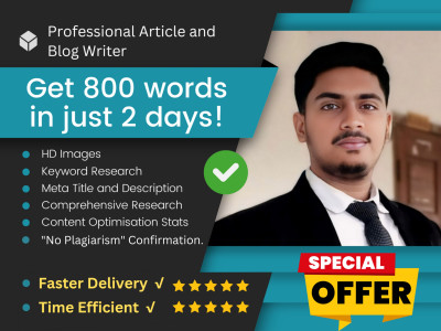 A 800 words article in 2 days | Upwork