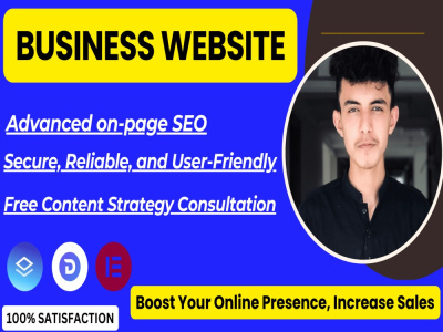 Custom Business Website | WordPress Website | Advance on-page SEO | Upwork