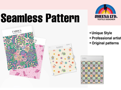 A professional seamless pattern, fabric, textile surface design | Upwork