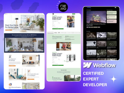 Webflow Expert I Webflow design | Webflow Developer I Figma to Webflow | Upwork