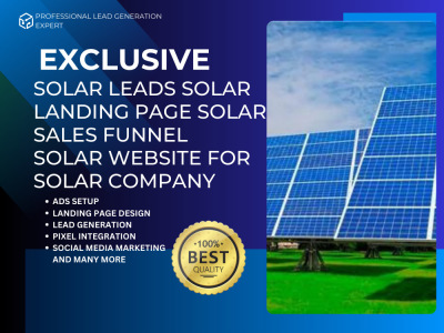 Solar leads solar landing page solar sales funnel for solar company ...
