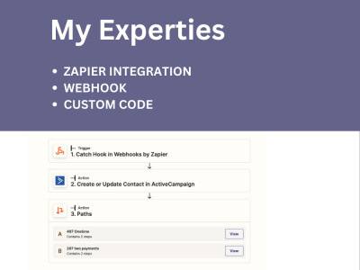 Zapier Integration, Webhooks, and Custom Code Solutions | Upwork