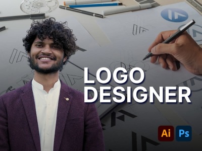 A corporate hand drawn free style logo design | Upwork