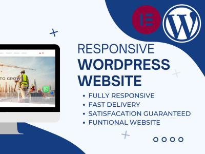 Responsive WordPress Website with modern Design | Upwork