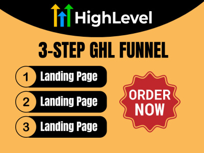 A highly converting 3-step funnel built using GHL | Upwork