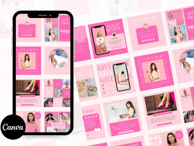 An editable canva template for social media | Upwork