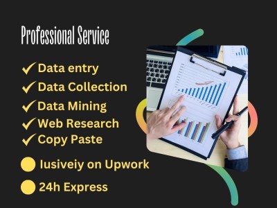 Reliable Data Entry, Copy-Paste, WebResearch, and Excel Data Entry Services | Upwork