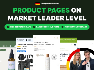 A highly effective Product Page on Market Leader Level (proven to ...