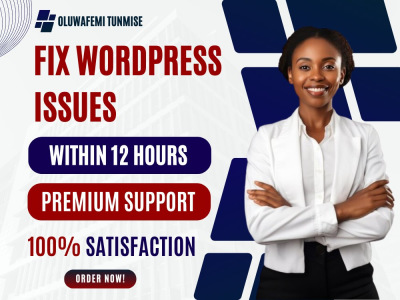 Fix wordpress issues, errors bug ,Plugin Fixe,Theme Fixes,Repair Website | Upwork