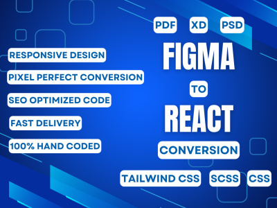 React Developer | Front End Developer | Figma to React | Upwork