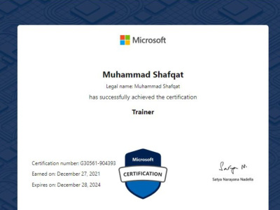 Consultancy on Microsoft Certifications from Microsoft Certified Trainer | Upwork