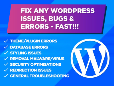 WordPress Bug Fixes, Theme Errors, Plugin Bug, Theme Fixes | Upwork