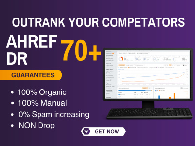 Ahref Domain Rating upto 70+ | Upwork