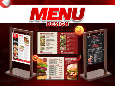 A modern Food menu, Restaurant menu, Menu board, Digital menu design ...