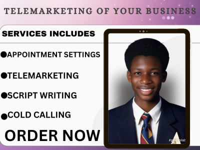 Telemarketing, cold calling, appointment setting and script writing ...