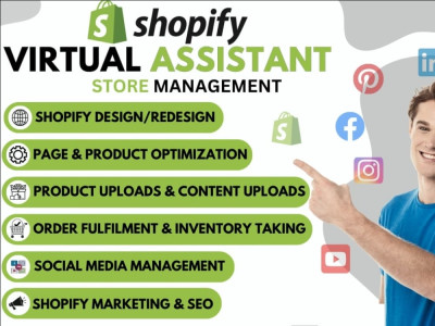 Shopify Virtual Assistant & Redesign Store | Upwork