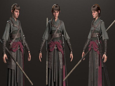 Texture human 3d character, game retopology, 3d modular, ue4 5 rigging ...