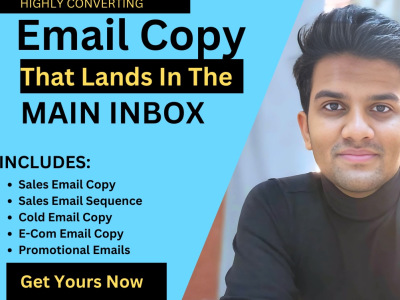 High converting sales emails and sales email sequence copy | Upwork