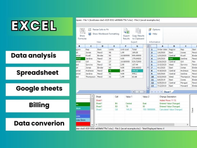 Excel spreadsheet or google sheets transfer data from PDF or sources | Upwork