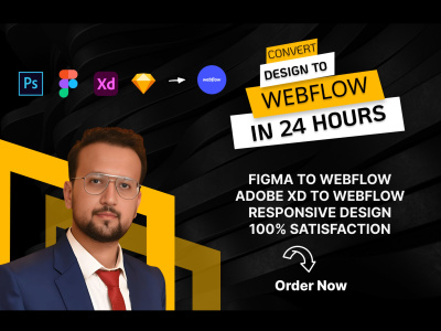 Webflow website design or develop webflow website, figma to webflow ...