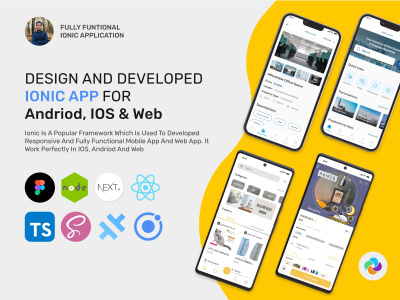 Ionic app for android, IOS, and web | Upwork