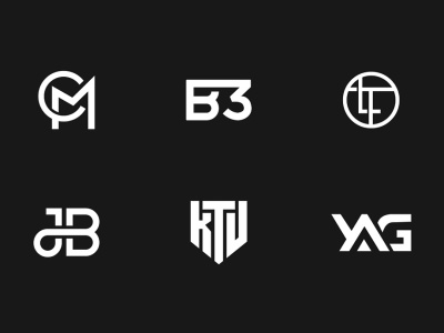 A premium monogram initial letters logo | Upwork