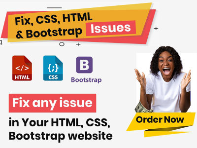 Fix CSS issues, Fix HTML, Bootstrap responsive, layout issues | Upwork