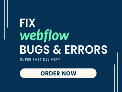 Error Free Webflow website | Fixing Error | theme fixes | Upwork