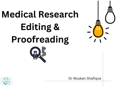 Advanced Medical Research Editing & Proofreading | Upwork