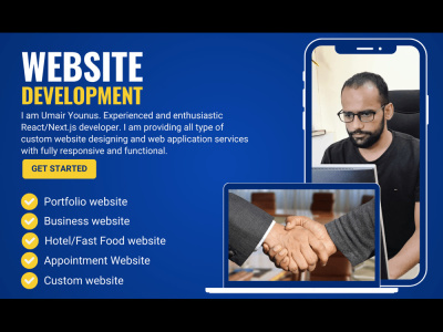 Front end website development using next and react js | Upwork