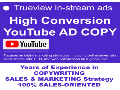 High Conversion TrueView in-stream YouTube Video ad scripts in ...