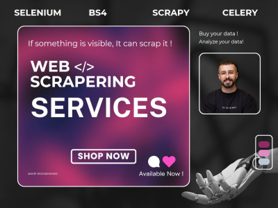 Web scraping | Data extraction service with Python technologies | Upwork