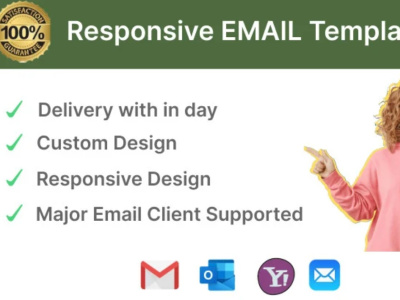 A professional email template in html for you business | Upwork
