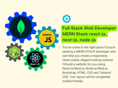 Full stack web developer MERN stack react js next js node js | Upwork