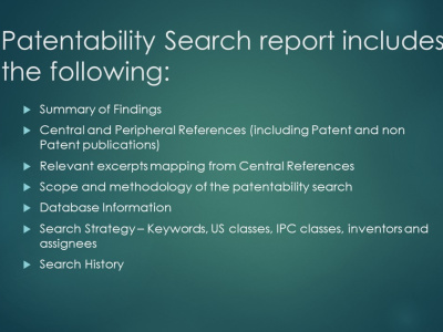 An Professional in-depth Patentability Search Report | Upwork