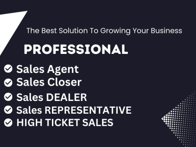 Be your sales representative sales agent boost your revenue | Upwork