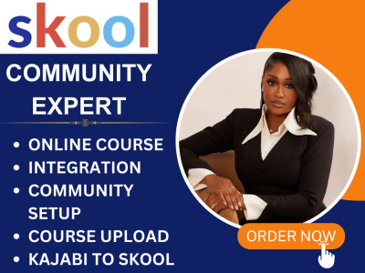 Skool Community Setup, Skool Expert Lauch skool online course creation | Upwork