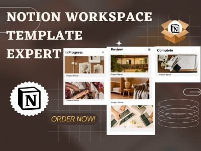 A custom Notion workspace setup, edit Notion template, Notion tutor | Upwork