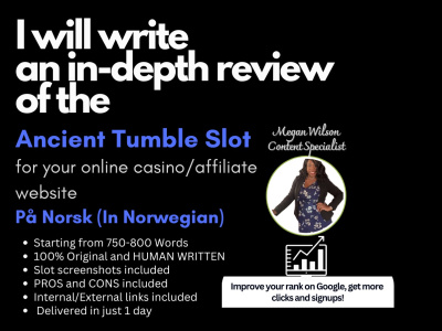 An in-depth (in Norwegian) review of the Ancient Tumble Slot for your ...