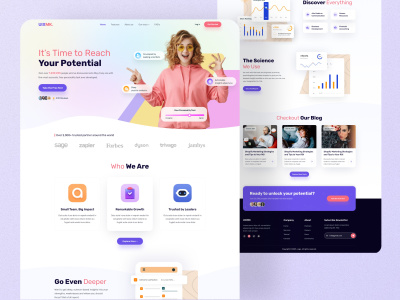 Responsive website UI/UX design or landing page UI design in figma | Upwork