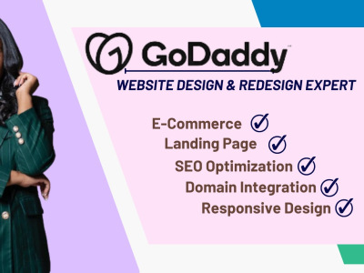 A GoDaddy website design or redesign, E-commerce website design | Upwork