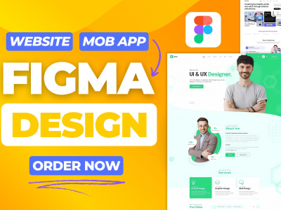 Figma website design, Figma landing page design, website UI UX design ...