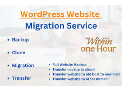 WordPress Website Cloning, Backup, Moving, Transferring, or Migration | Upwork