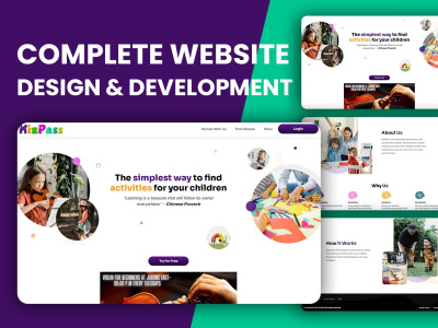 A fully custom website designed and developed from scratch | Upwork