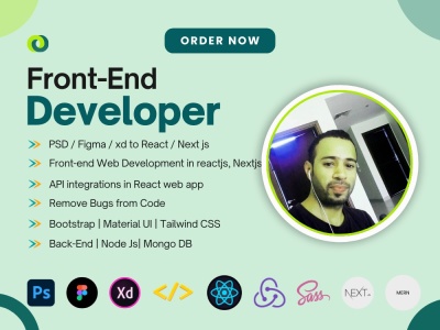 Front end developer | React web developer | Figma to React | ReactJS ...