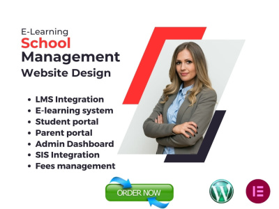 A School Management Website using WordPress | Custom School Portal ...